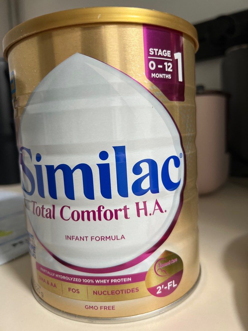 Similac Total Comfort H.A. Infant Formula Stage 1, Babies & Kids ...