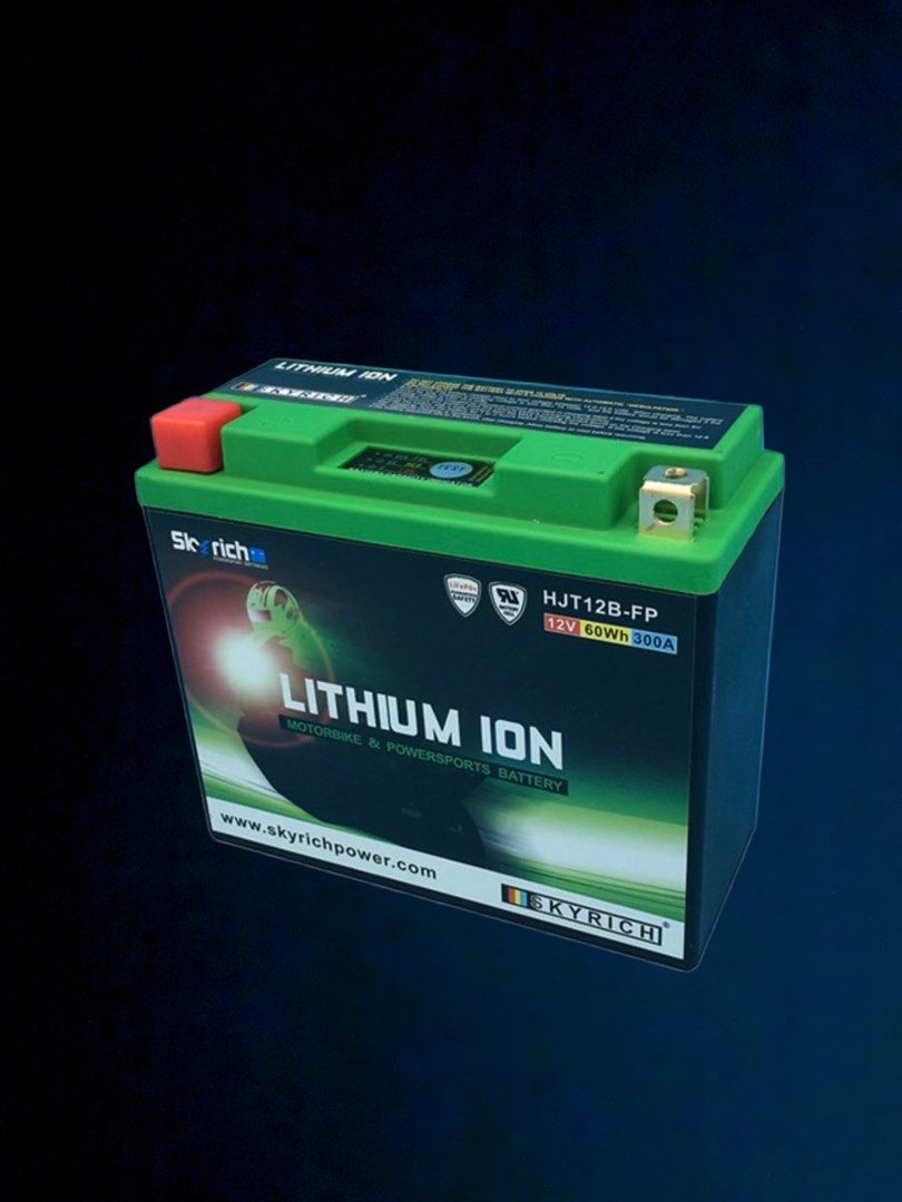 Skyrich HJT12B-FP Lithium Ion Motorcycle Battery, Motorcycles ...