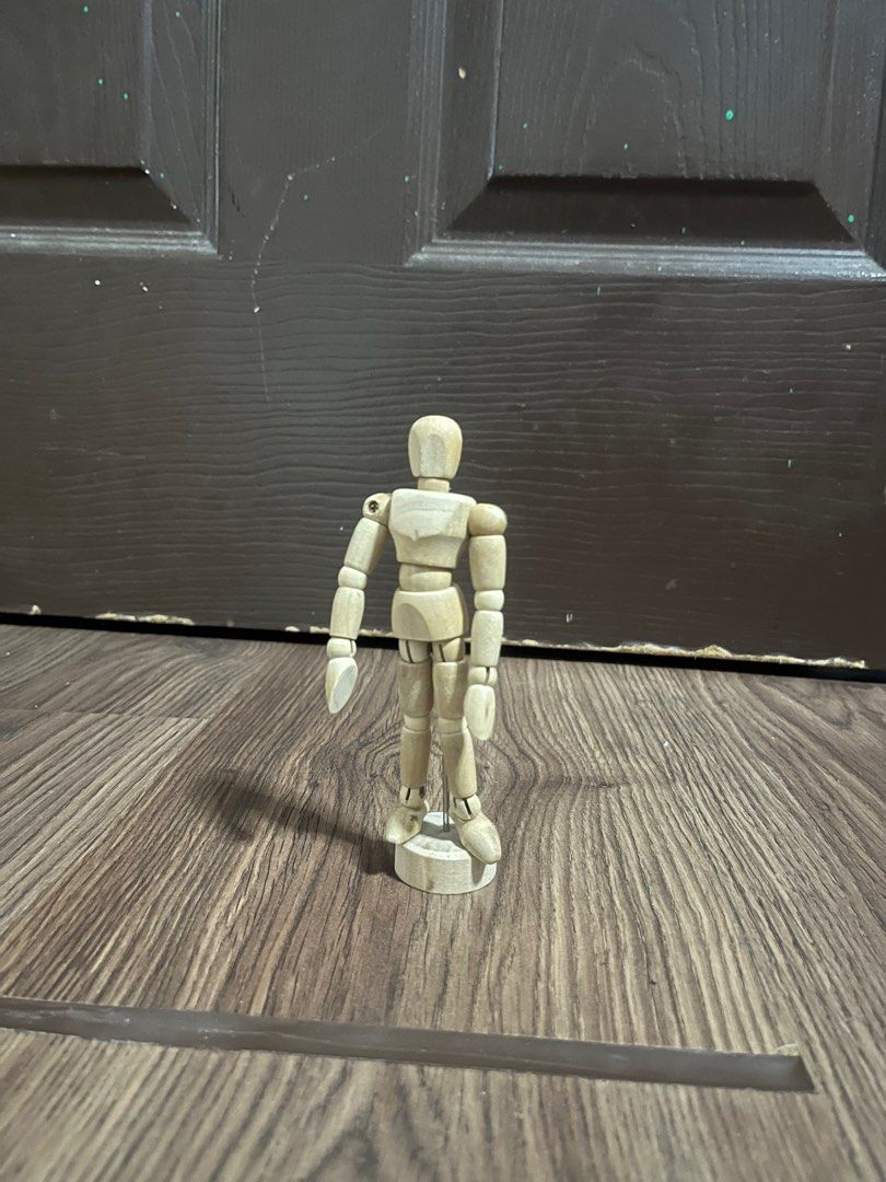 Small Wooden Mannequin - Poseable Figure, Furniture & Home Living, Home ...