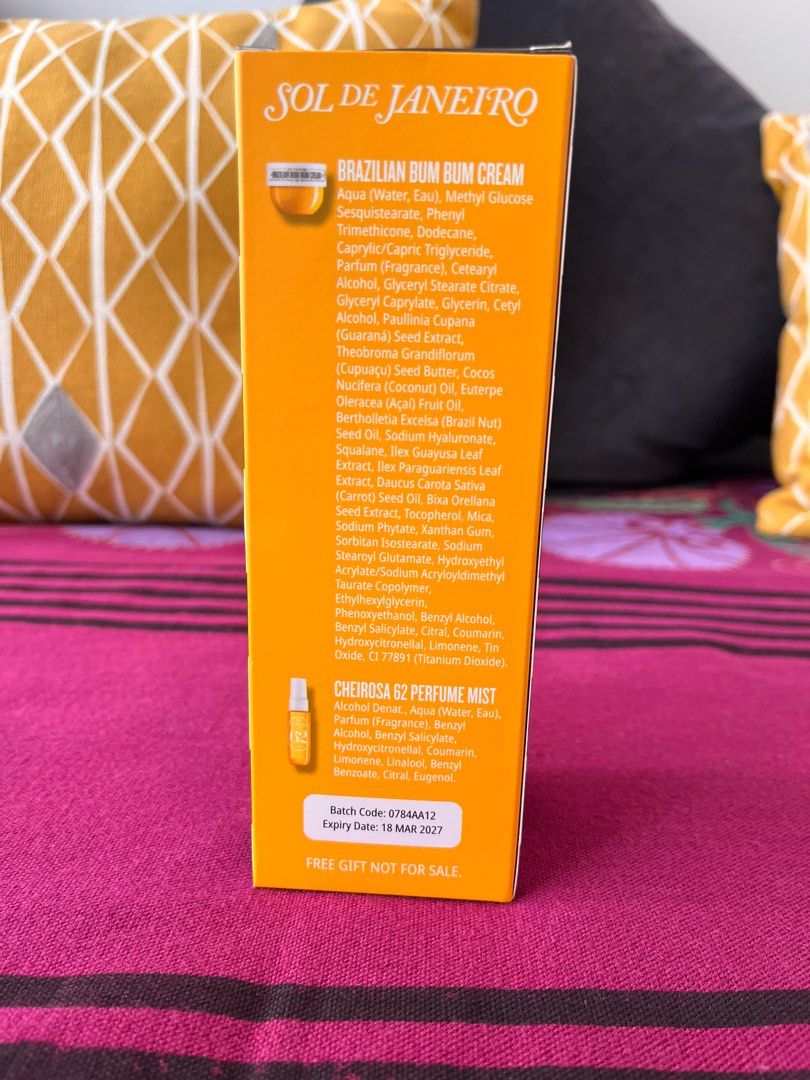 Sol de Janeiro Brazilian Bum Bum Cream & Mist Set, Beauty & Personal ...