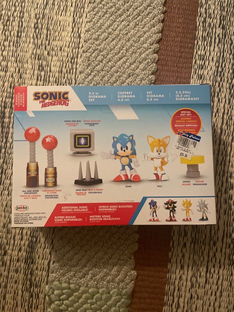 Sonic the Hedgehog 2.5” Classic Diorama Set , Hobbies & Toys, Toys ...