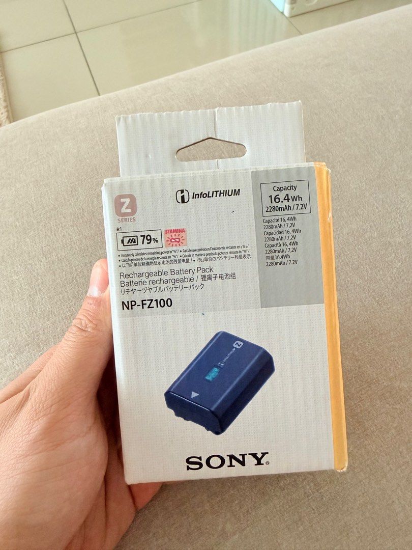 Sony NP-FZ100 Rechargeable Battery Pack (Sony A7C), Photography ...