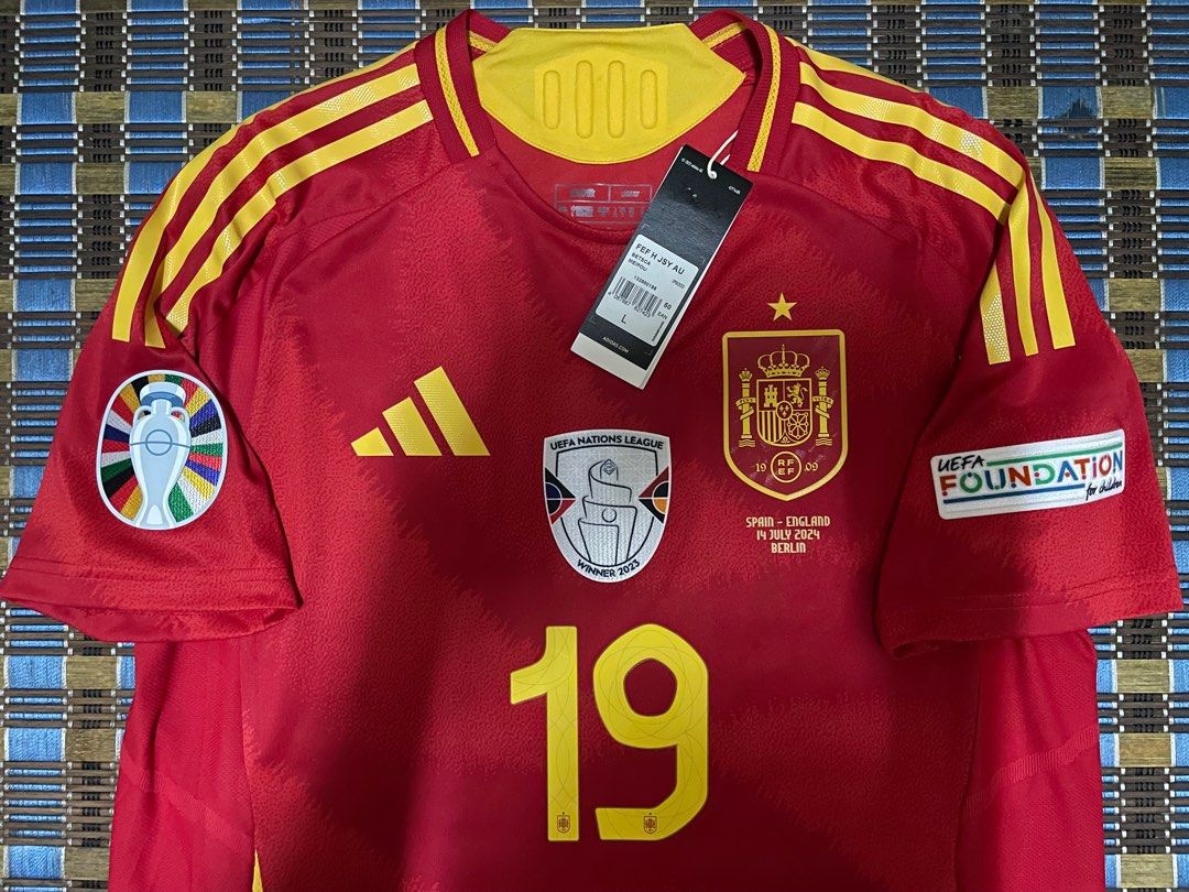 SPAIN home kit (Authentic heat.rdy player issue) EURO 2024 # ...
