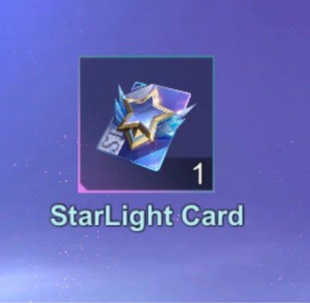 Starlight Card | Mobile Legends: Bang Bang , Video Gaming, Gaming ...