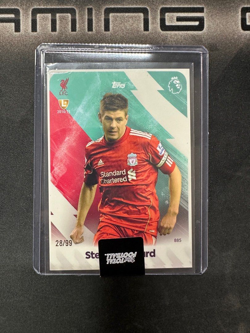 Steven Gerrard Liverpool Topps TTF 25/26 Base Parallel /99 Vaptain ...