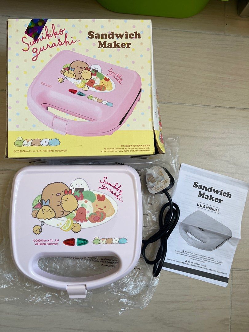 Sumikko Gurashi 三文治機, 家庭電器, 廚房電器, 焗爐及多士爐 - Carousell
