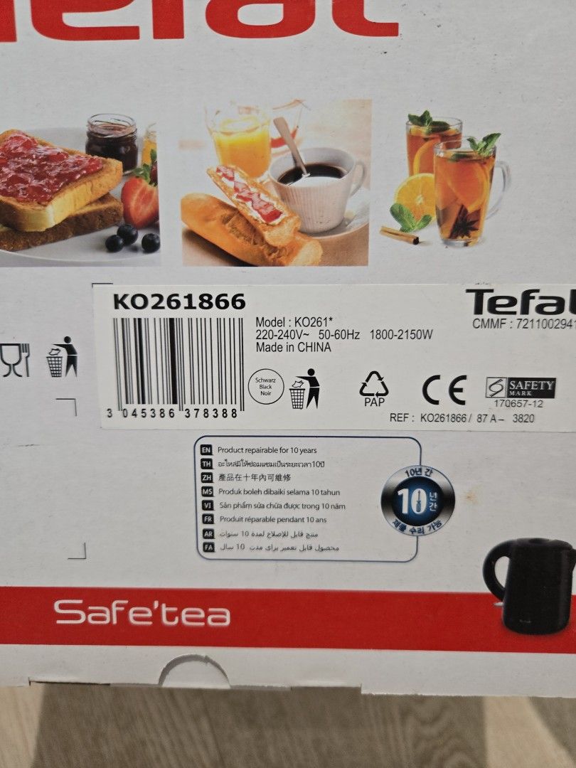 Tefal Safe'tea Electric Kettle - Brand New, TV & Home Appliances ...