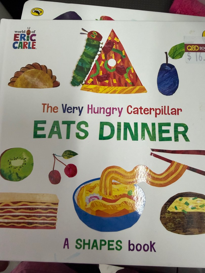 The Very Hungry Caterpillar Eats Dinner Shapes Book, Hobbies & Toys ...