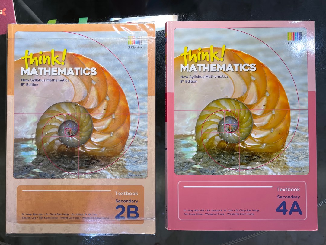 Think! Mathematics Textbook Secondary 2B & 4A, Hobbies & Toys, Books ...