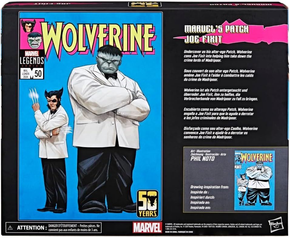 THP - Marvel Legends Series Marvel's Patch and Joe Fixit, Wolverine ...