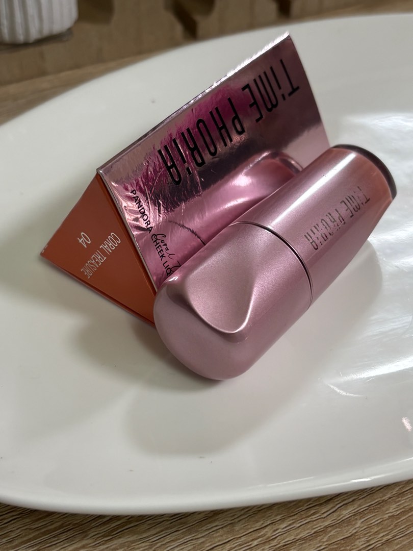 Time Phoria Pandora Cheek Liquid Coral Treasure 04, Women's Fashion ...