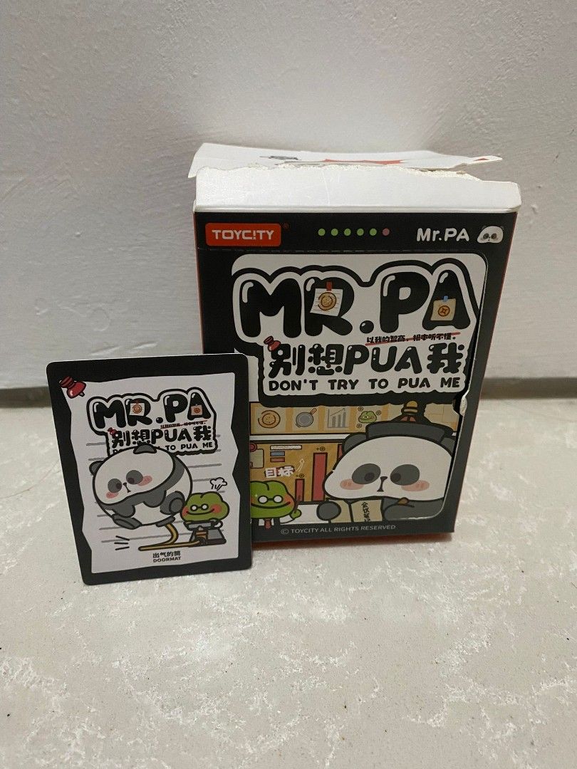 Toy City Mr. PA Blind Box Figure - Door mat and colleagues pot, Hobbies ...