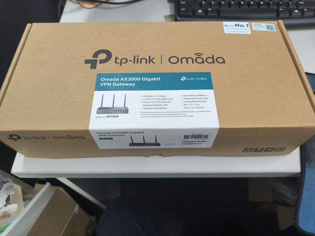 TP-Link Omada AX3000 Gigabit VPN Router ER706W, Computers & Tech, Parts ...