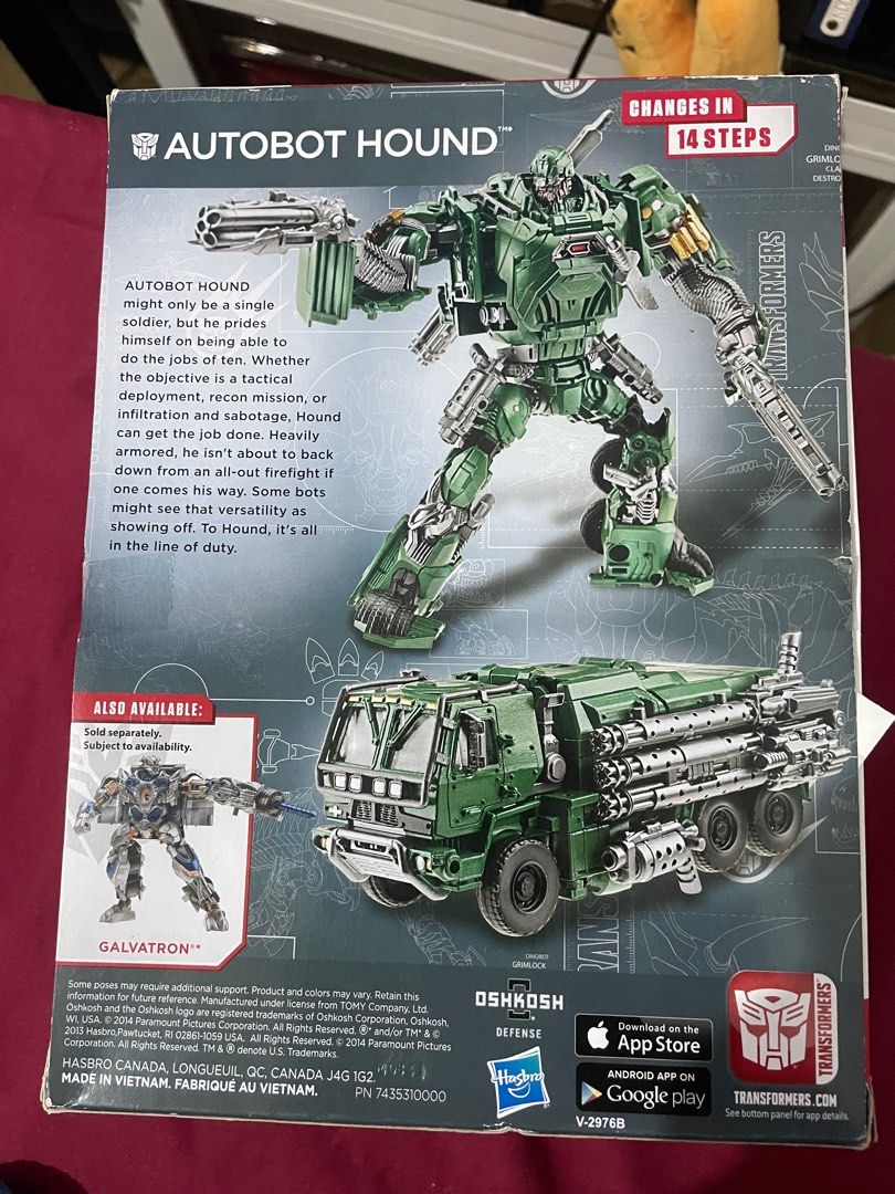 Transformers Autobot Hound Action Figure, Hobbies & Toys, Toys & Games ...