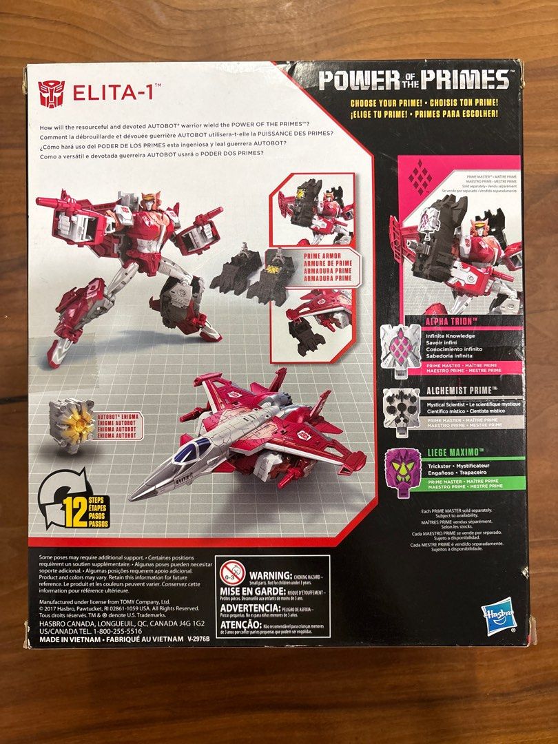 Transformers Generations Power of the Primes Elita-1, Hobbies & Toys ...