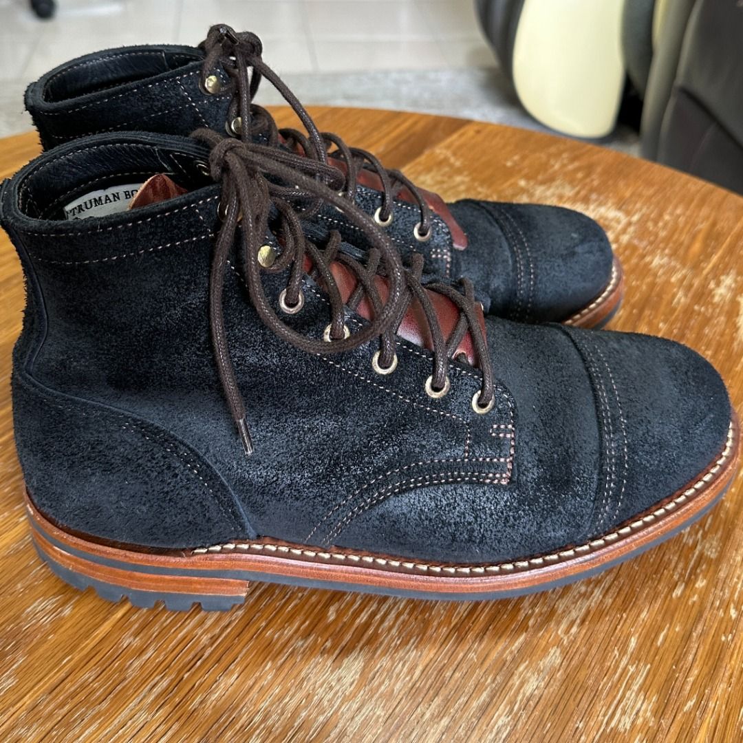 Truman Boot Co. Black Oiled Roughout Size 10.5EE, Men's Fashion ...