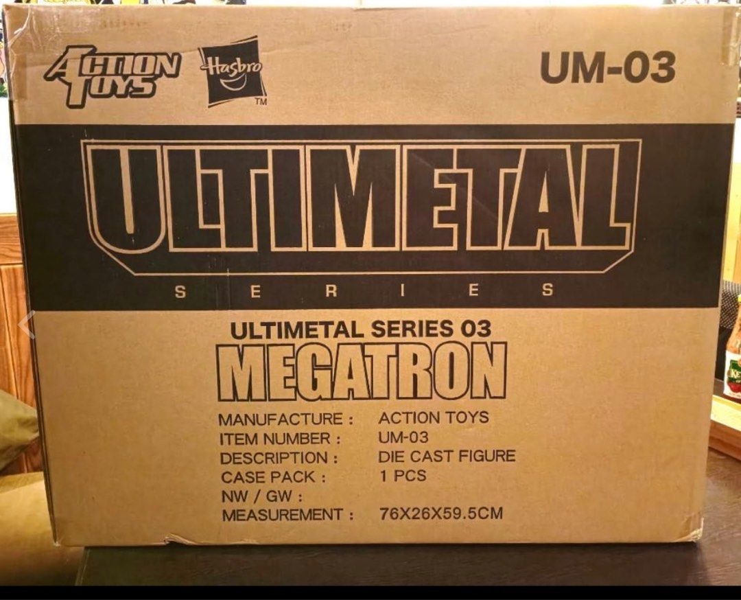 Ultimetal Series 03 Megatron die-cast figure, Hobbies & Toys ...