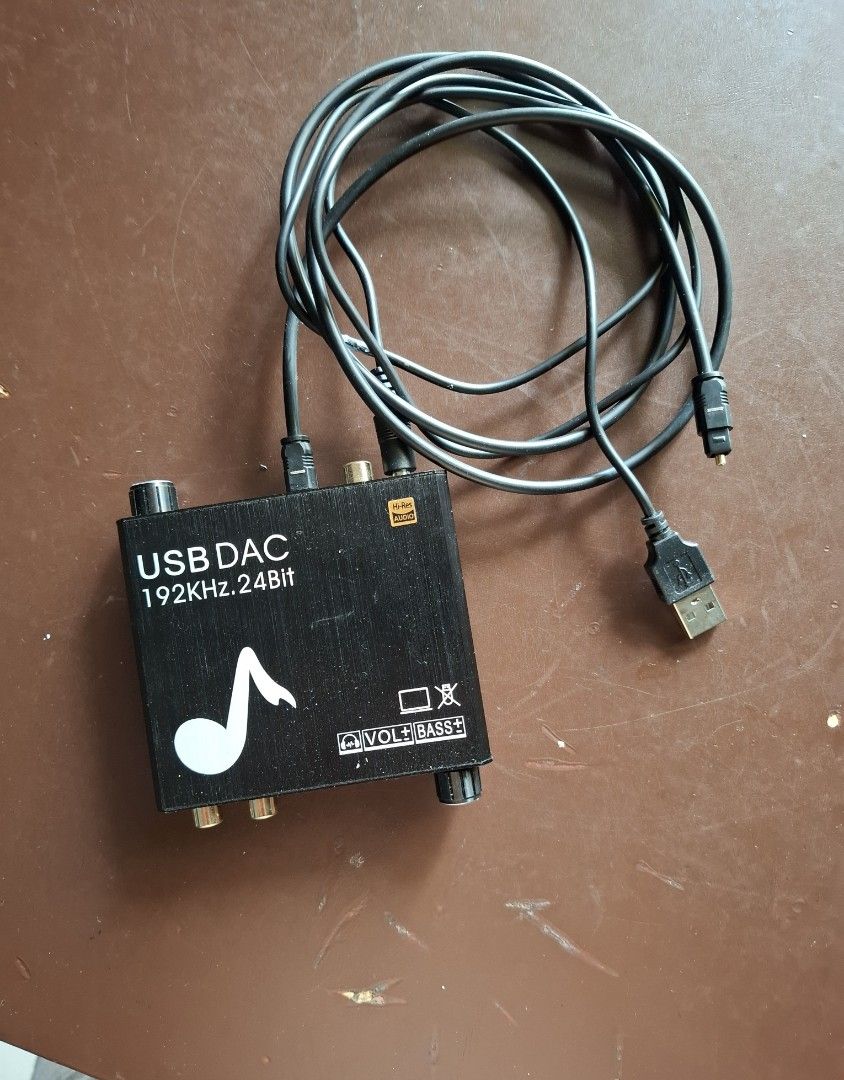 USB DAC 192KHz 24Bit with Remote, Audio, Portable Audio Accessories on ...