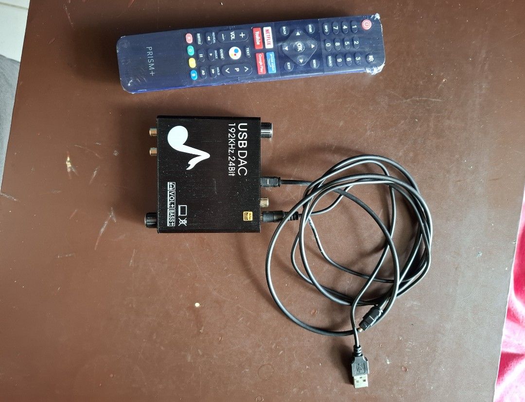 USB DAC 192KHz 24Bit with Remote, Audio, Portable Audio Accessories on ...