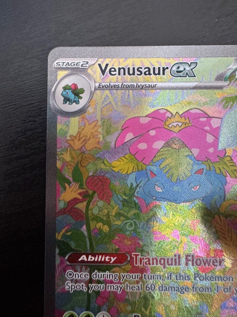 Venusaur ex SIR 198/165 - Pokemon 151, Hobbies & Toys, Toys & Games on ...