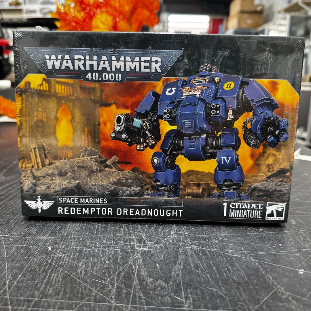Warhammer 40K Space Marines Redemptor Dreadnought Sealed, Hobbies ...