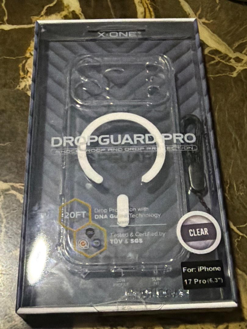 X-One DropGuard Pro Case for iPhone 17Pro (6.3)- Clear, Mobile Phones ...