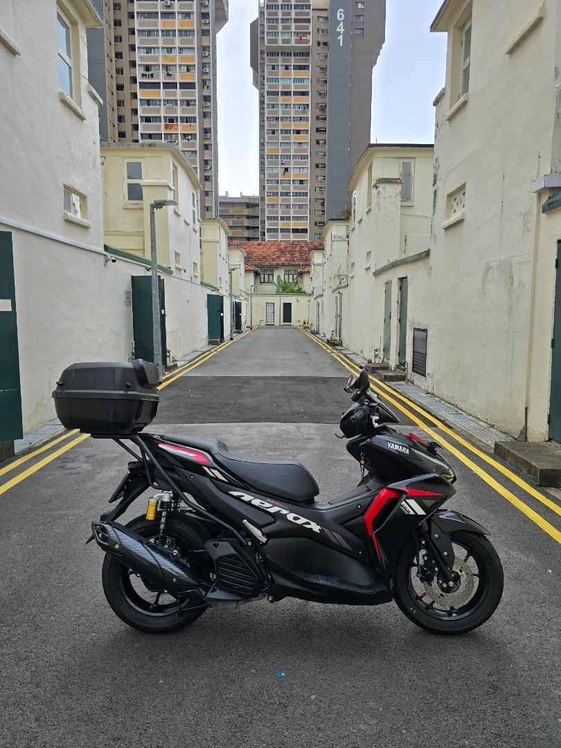Yamaha Aerox 155 V2 COE 2033 Low Mileage, Motorcycles, Motorcycles for ...