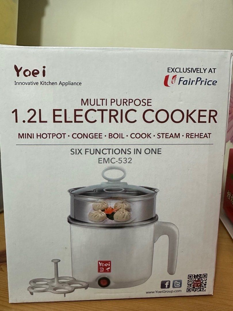 Yoei 1.2L Electric Cooker - Multi Purpose, TV & Home Appliances ...