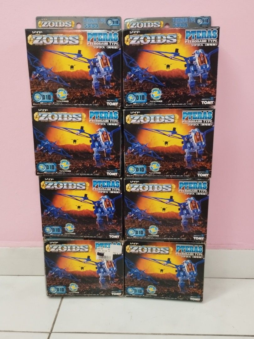 (Zoids Army builder bundle lot 2) Tomy Zoids set of 8 x Pteras Dinosaur ...