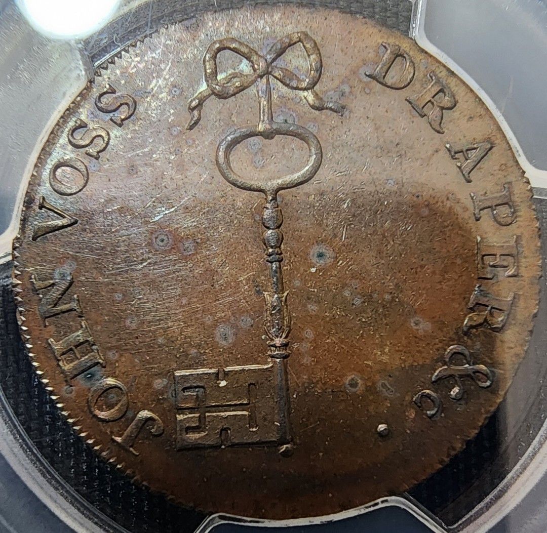 1796 Great Britain (Wales) , Swansea - Halfpenny Token, Graded by PCGS ...