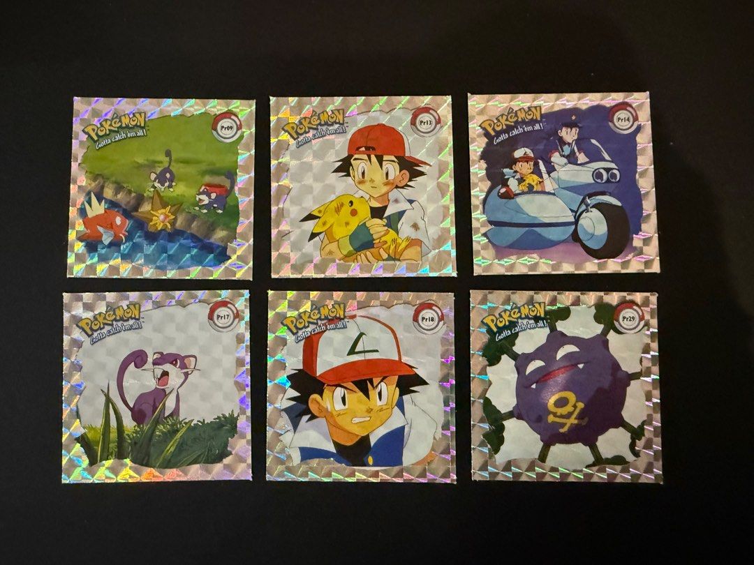 1999 Pokemon Artbox Series 1 Stickers Prism, Hobbies & Toys, Toys ...