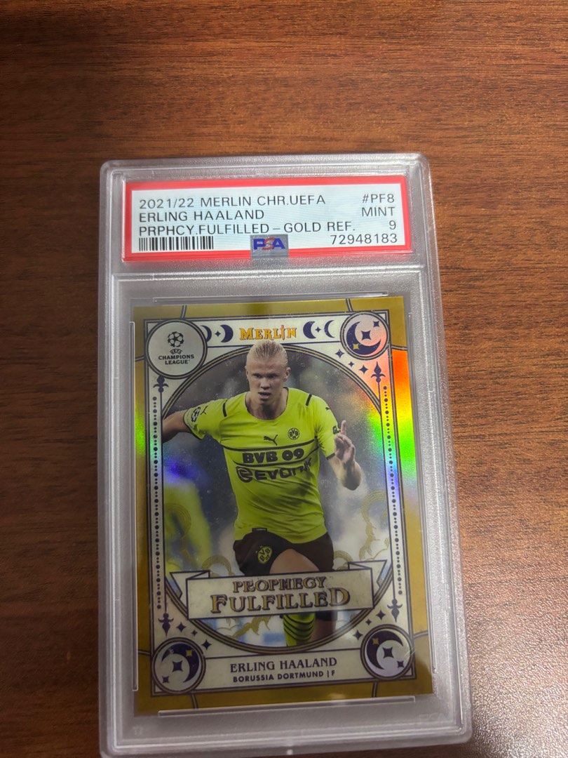 2021/22 MERLIN chr.uefa ERLING HAALAND prphcy.fulfilled - GOLD REF. # ...