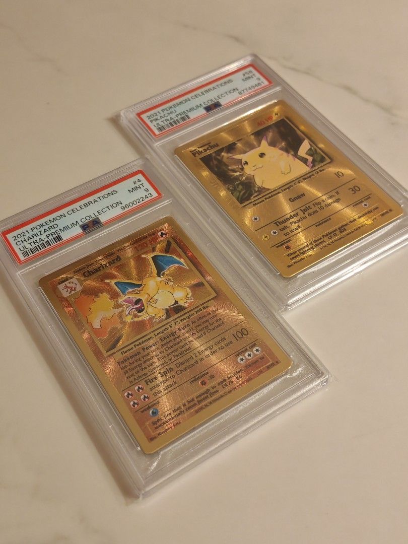 2021 Pokemon Celebrations Metal Charizard Ultra Premium Collection PSA ...
