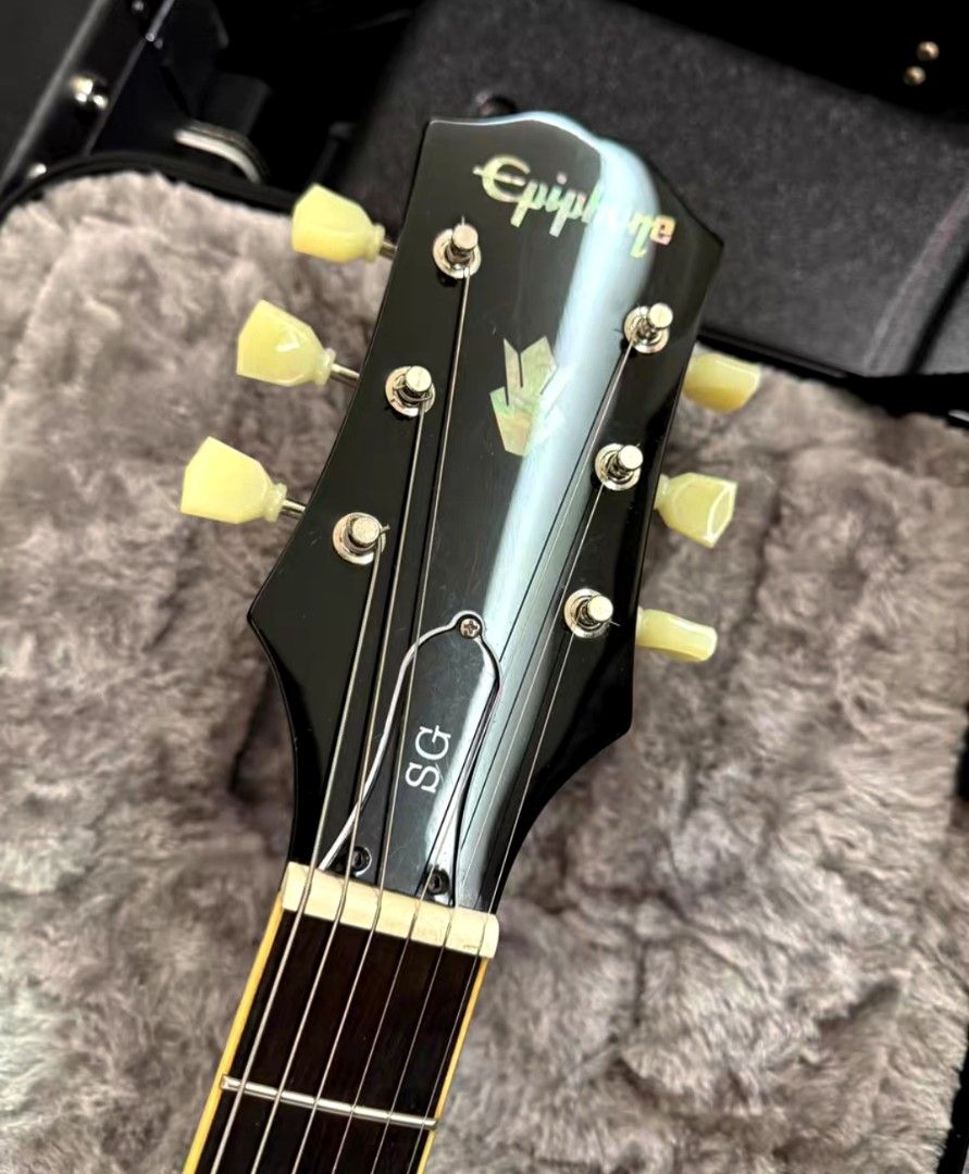 2024 Epiphone SG Electric Guitar - Black, Hobbies & Toys, Musical ...