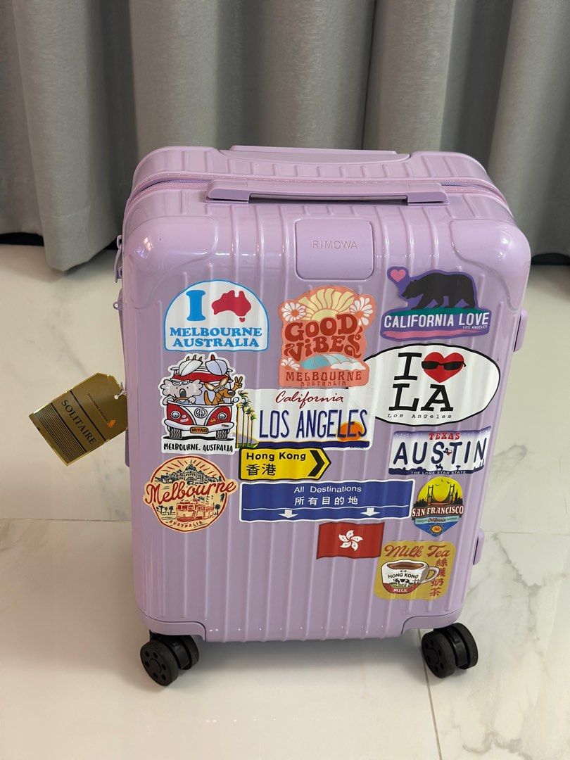 20inch cabin size luggage purple, Hobbies & Toys, Travel, Luggage on ...
