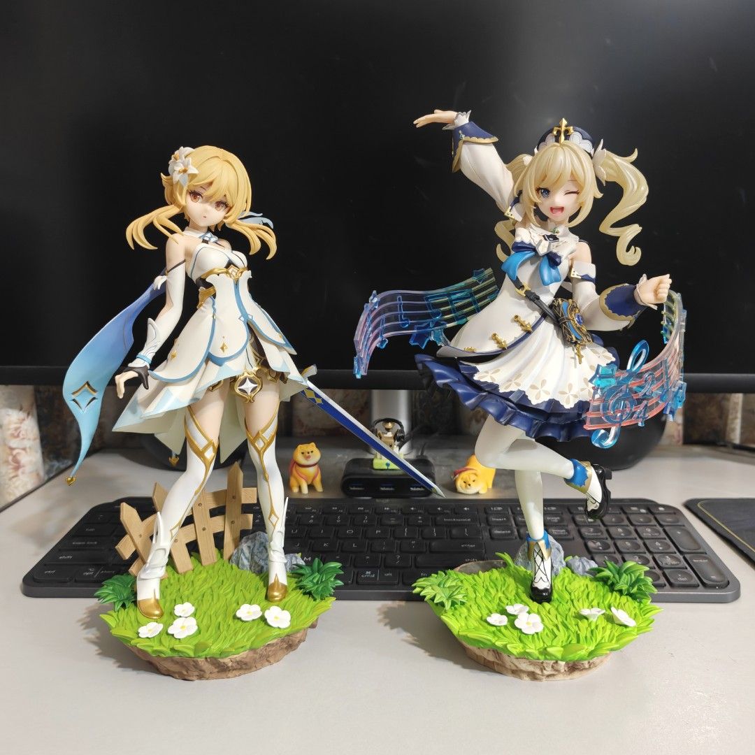 (2 for $180) Genshin Impact Lumine & Barbara 1/7 Scale Figure ...
