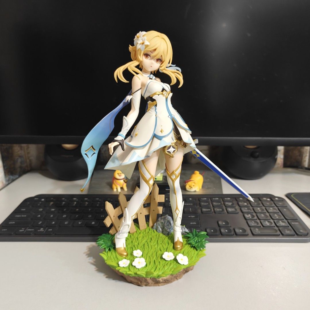 (2 for $180) Genshin Impact Lumine & Barbara 1/7 Scale Figure ...