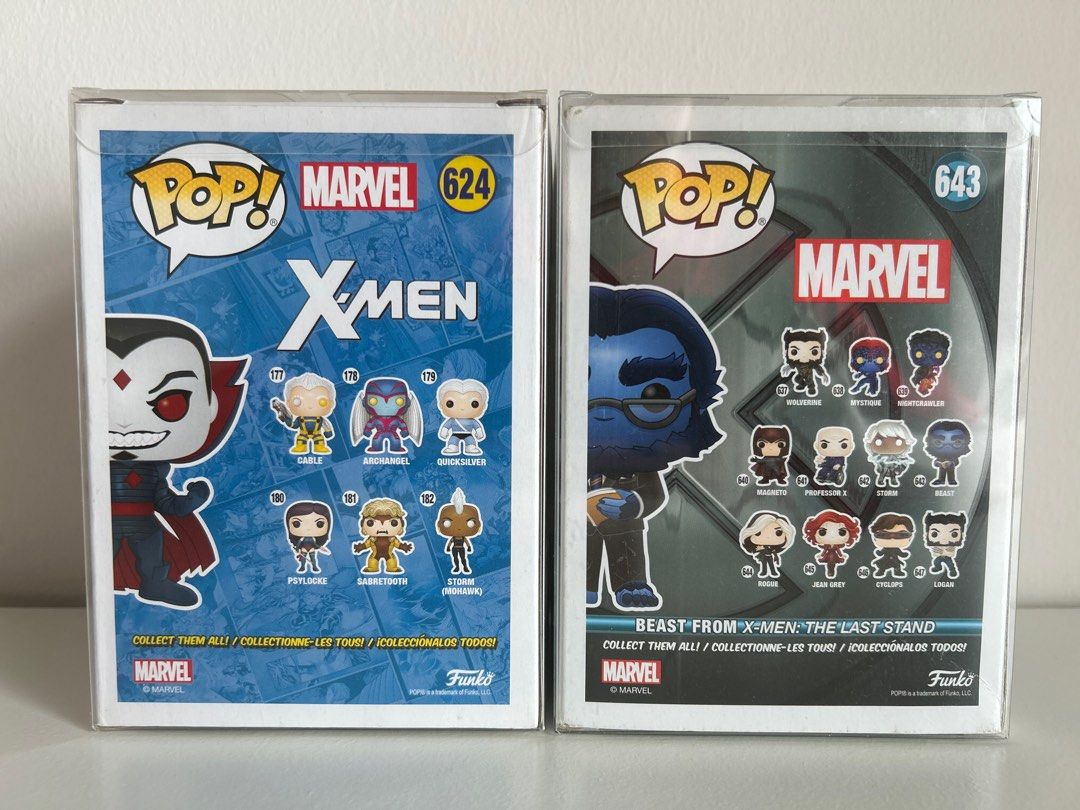 (2 FOR $30) Funko Pop Marvel - X-men, Hobbies & Toys, Toys & Games on ...