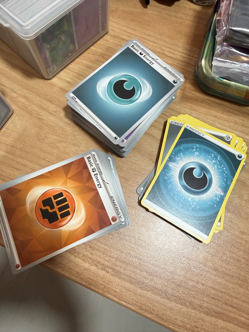 332x Pokemon Basic Energy Cards - Various Types, Hobbies & Toys, Toys ...