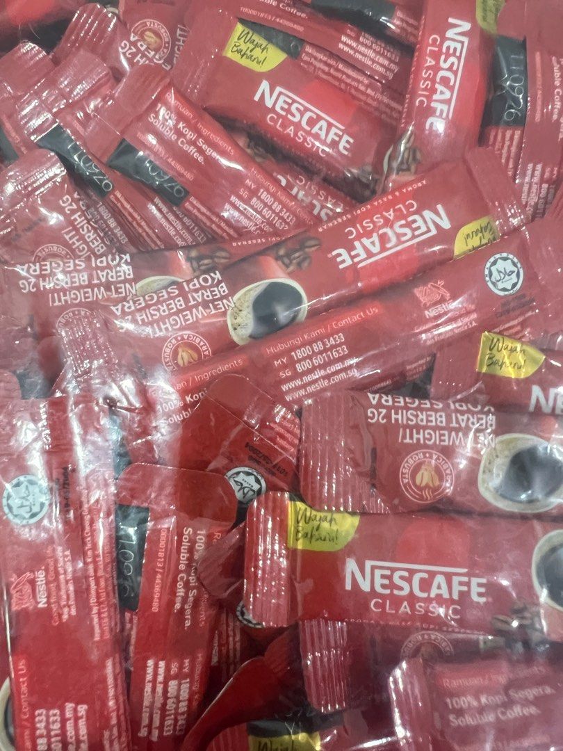480's Nescafe Classic coffee Stick pack/stickpack/sachet 480 x 2g, Food ...