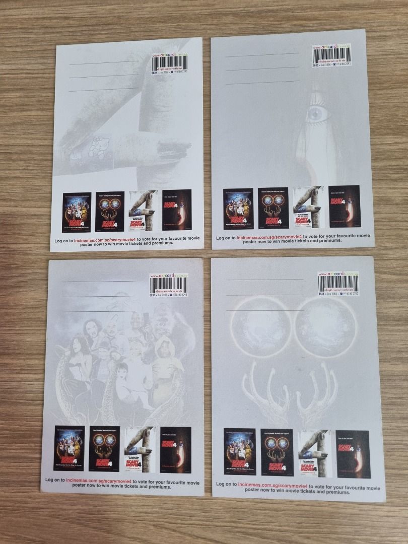 💥 1 Set of 4 pcs. Vintage Promotional Advertisement Postcards - 2006 ...