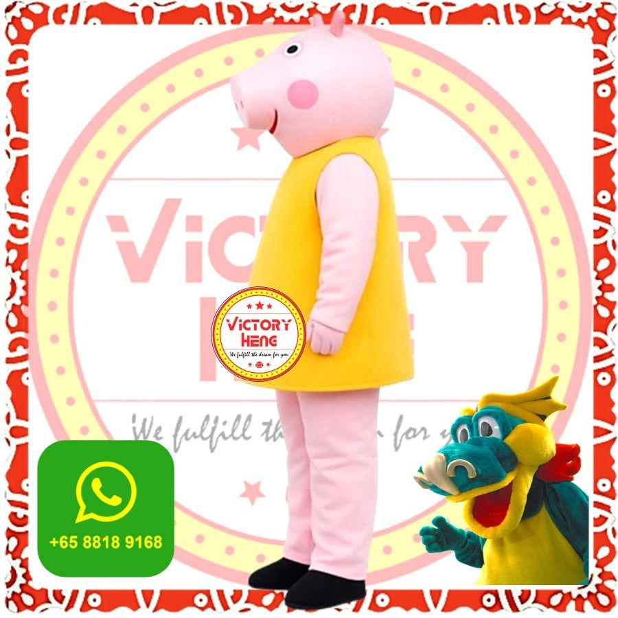 🐷 Mummy Pig (Peppa Pig) Mascot, Hobbies & Toys, Occasions & Party ...
