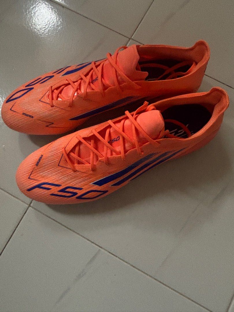Adidas F50 Elite - Firm Ground - Orange colorway, Sports Equipment ...