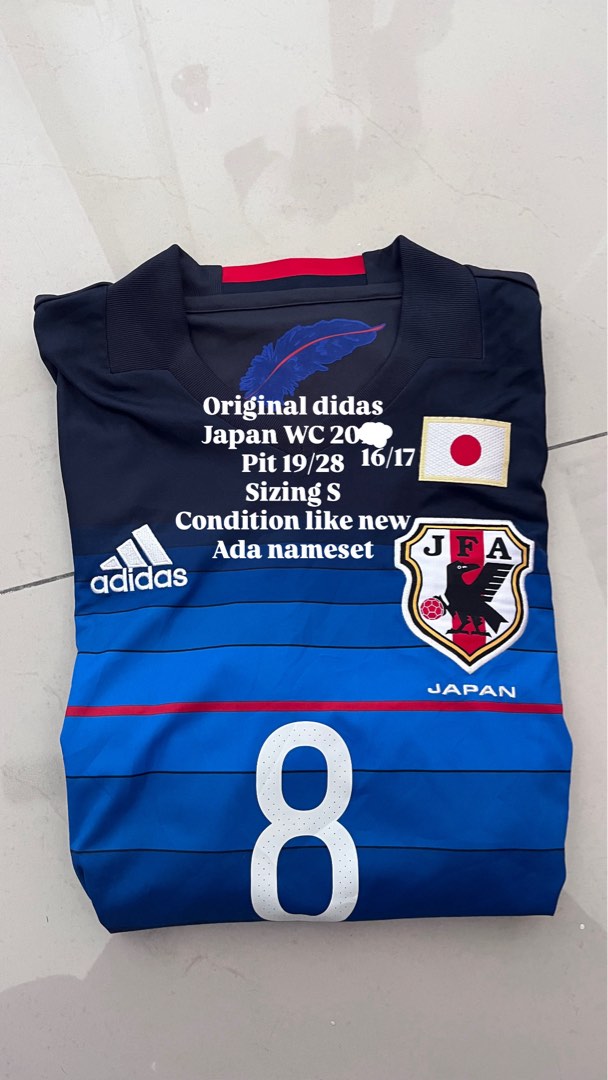 Adidas Japan National Team Jersey, Men's Fashion, Activewear on Carousell