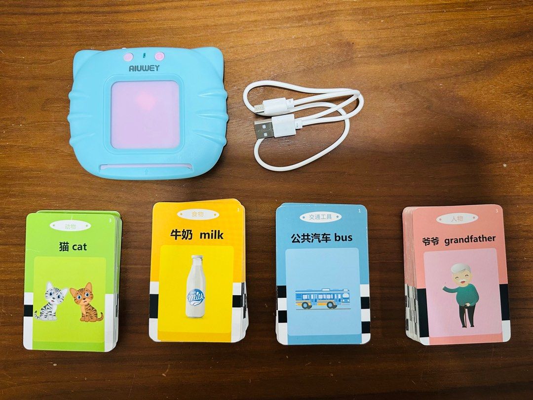 AIUWEY Flash Card Reader with Cards, Hobbies & Toys, Books & Magazines ...