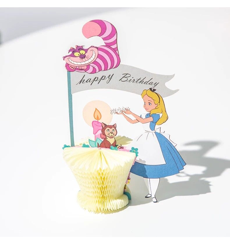 Alice wonderland birthday pop up card, Hobbies & Toys, Art & Prints on ...