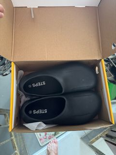 Clarks & Geox Black Leather Slip-On Shoes, Men's Fashion, Footwear ...