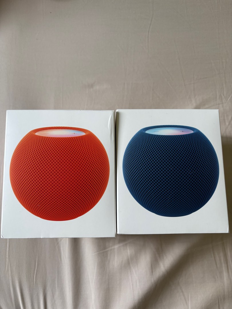 Apple HomePod Mini - Orange & Blue - Brand New, Audio, Soundbars ...