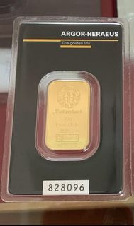 Argor-Heraeus Gold Bar, Hobbies & Toys, Memorabilia & Collectibles ...