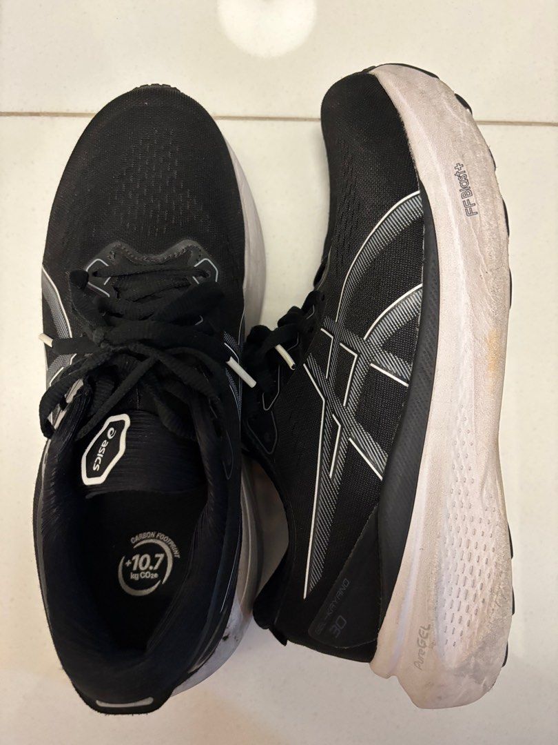 Asics Gel-Kayano 30 Running Shoes - Black, Women's Fashion, Footwear ...